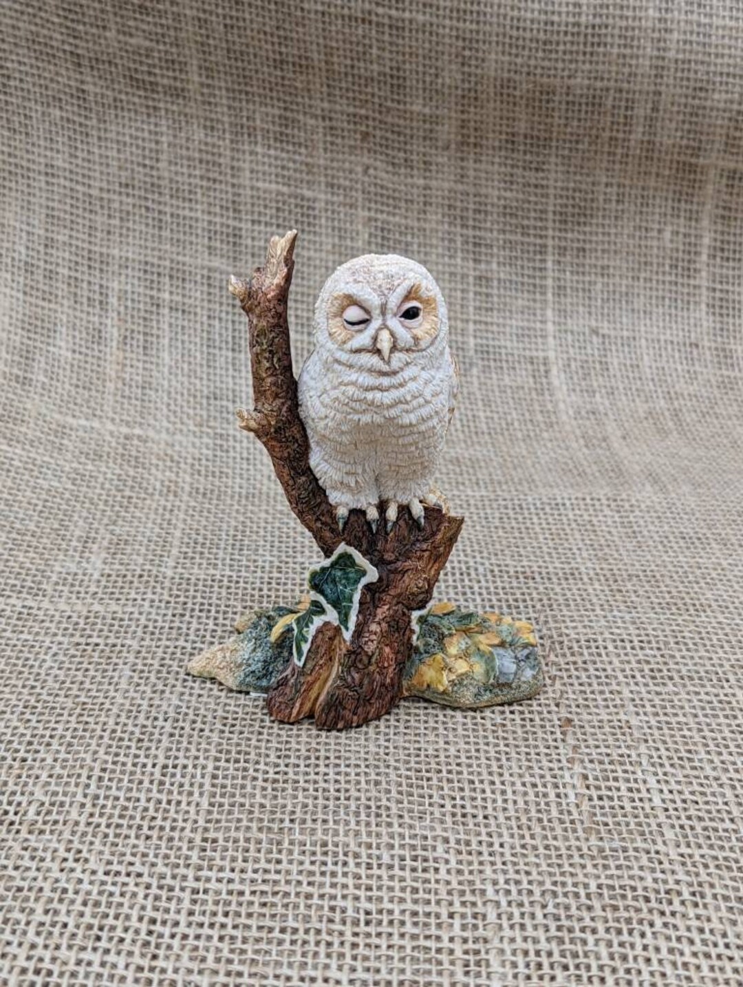 Border Fine Arts Owl Figurine: Ray Ayres Winking Owlet, Scotland - Etsy