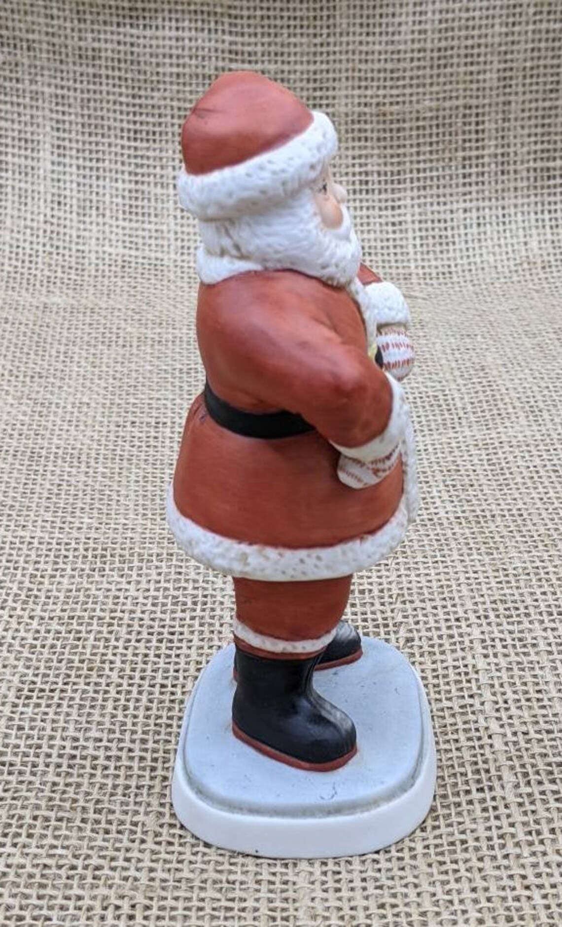 Schmid Jolly Santa Figurine B. Shackman 1985 Made in Taiwan | Etsy