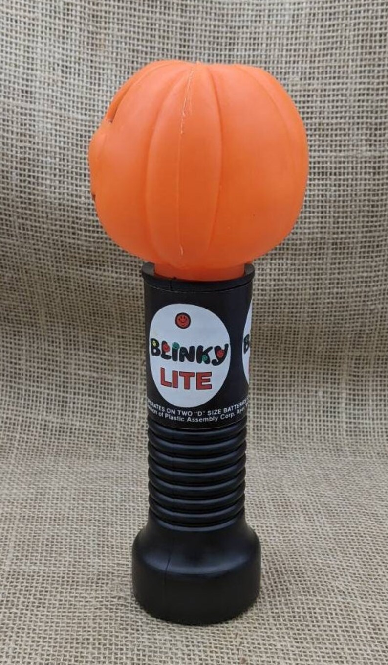 Blow Mold Blinky Lite Trick or Treat Flash Light Blow Mold - Etsy