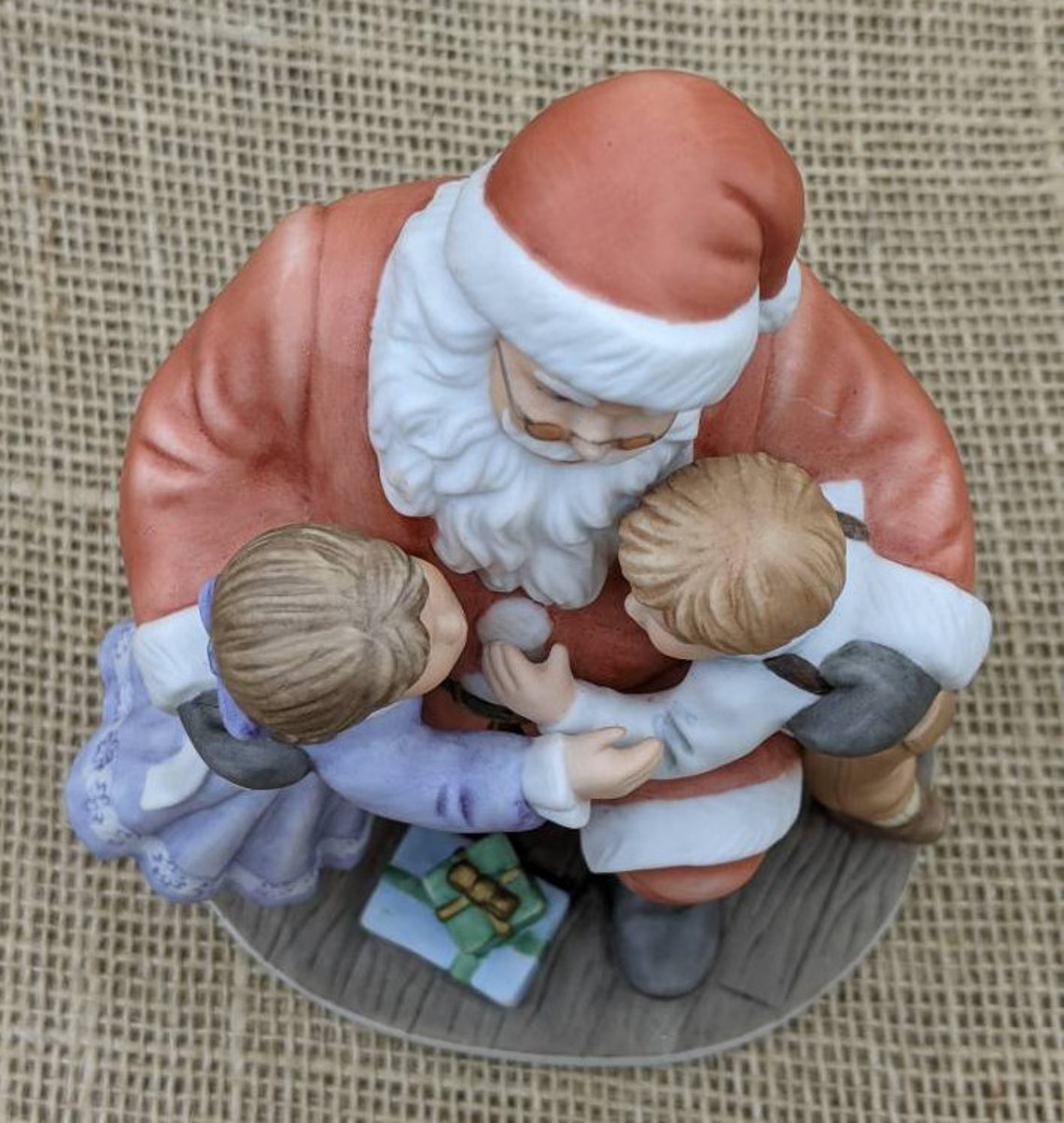 Enesco Santa Figurine Thank You Santa Treasured | Etsy