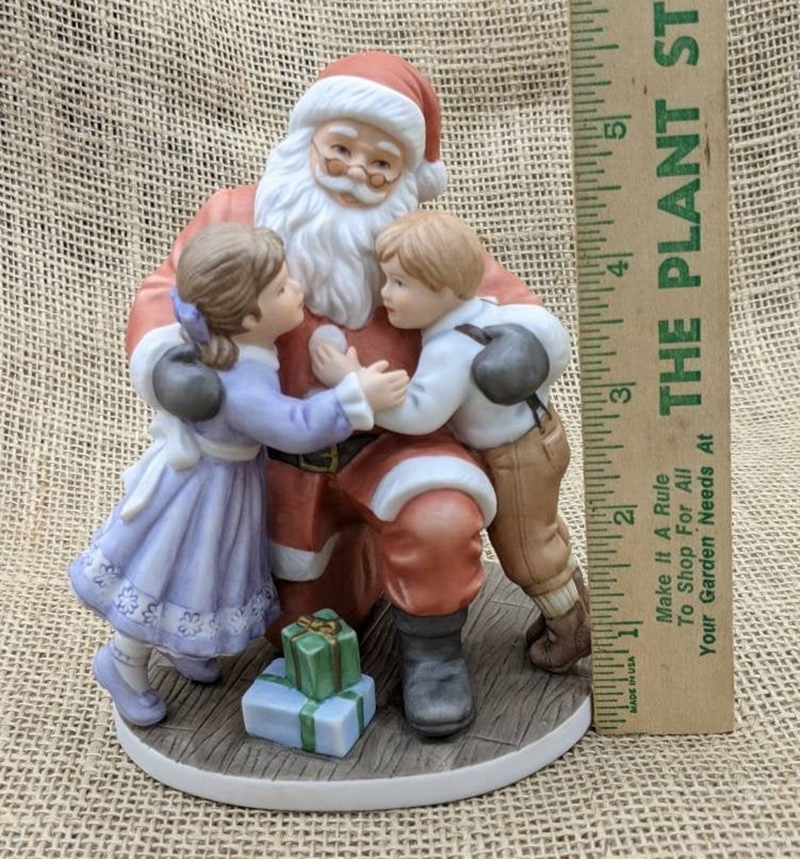 Enesco Santa Figurine Thank You Santa Treasured | Etsy