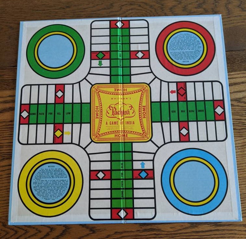 Pachisi Board Game the Game of India 1967 Western Publishing | Etsy