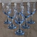 Water Goblets Misty Blue Swirl Sapphire by Libbey Glass - Etsy
