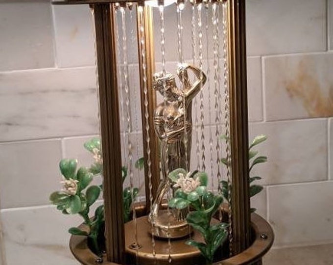 Oil Rain Lamp, Greek Goddess Gazebo Lamp, Vintage Tabletop Rain Lamp - Etsy