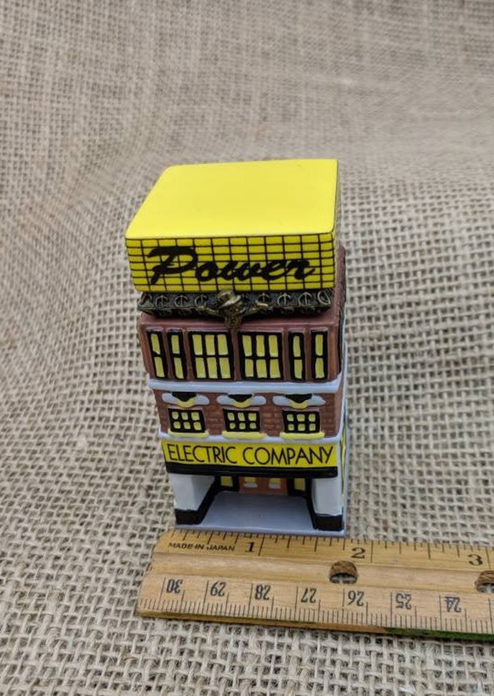Monopoly Trinket Box Electric Power Company Hasbro Porcelain | Etsy