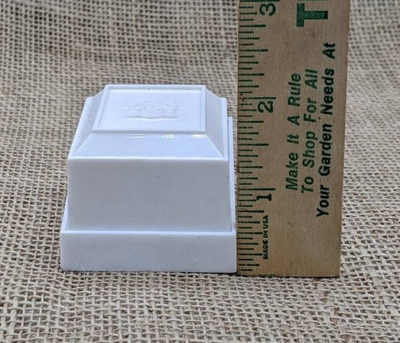 White Plastic Ring Presentation Box, Vintage Alsten … - Gem