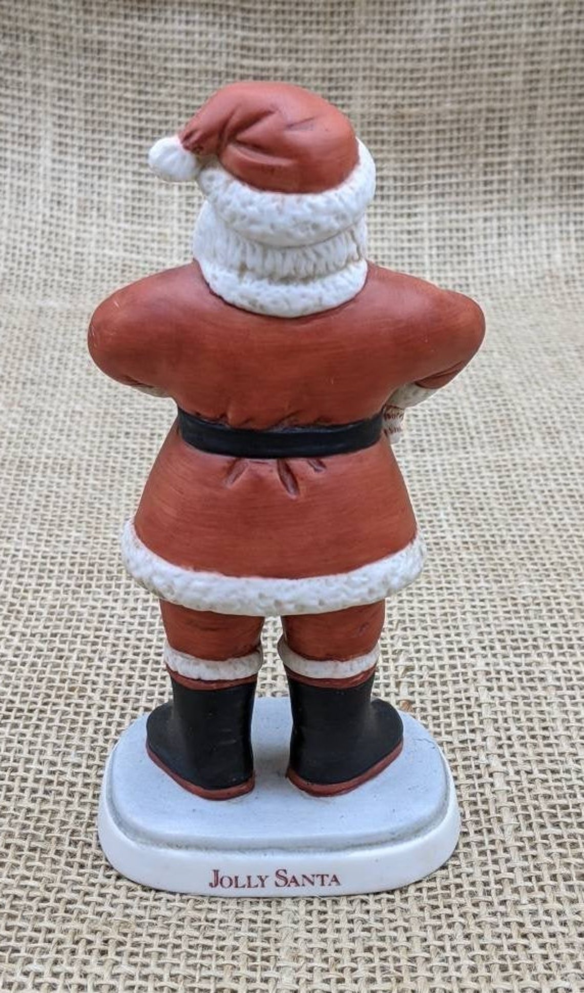 Schmid Jolly Santa Figurine B. Shackman 1985 Made in Taiwan | Etsy