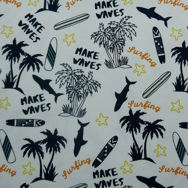 Surfing Fabric - Etsy