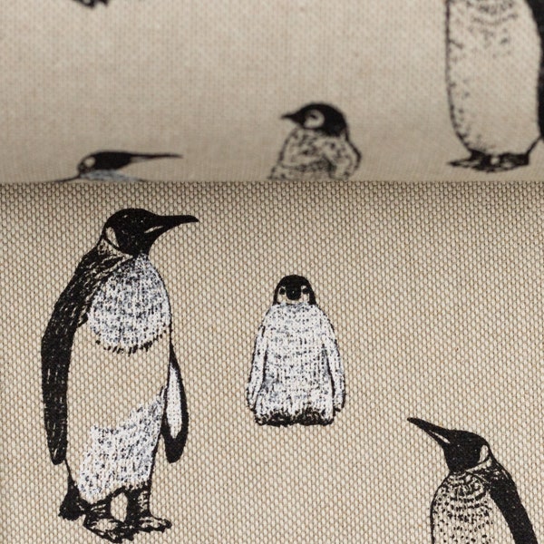 Penguin Fabric - Etsy