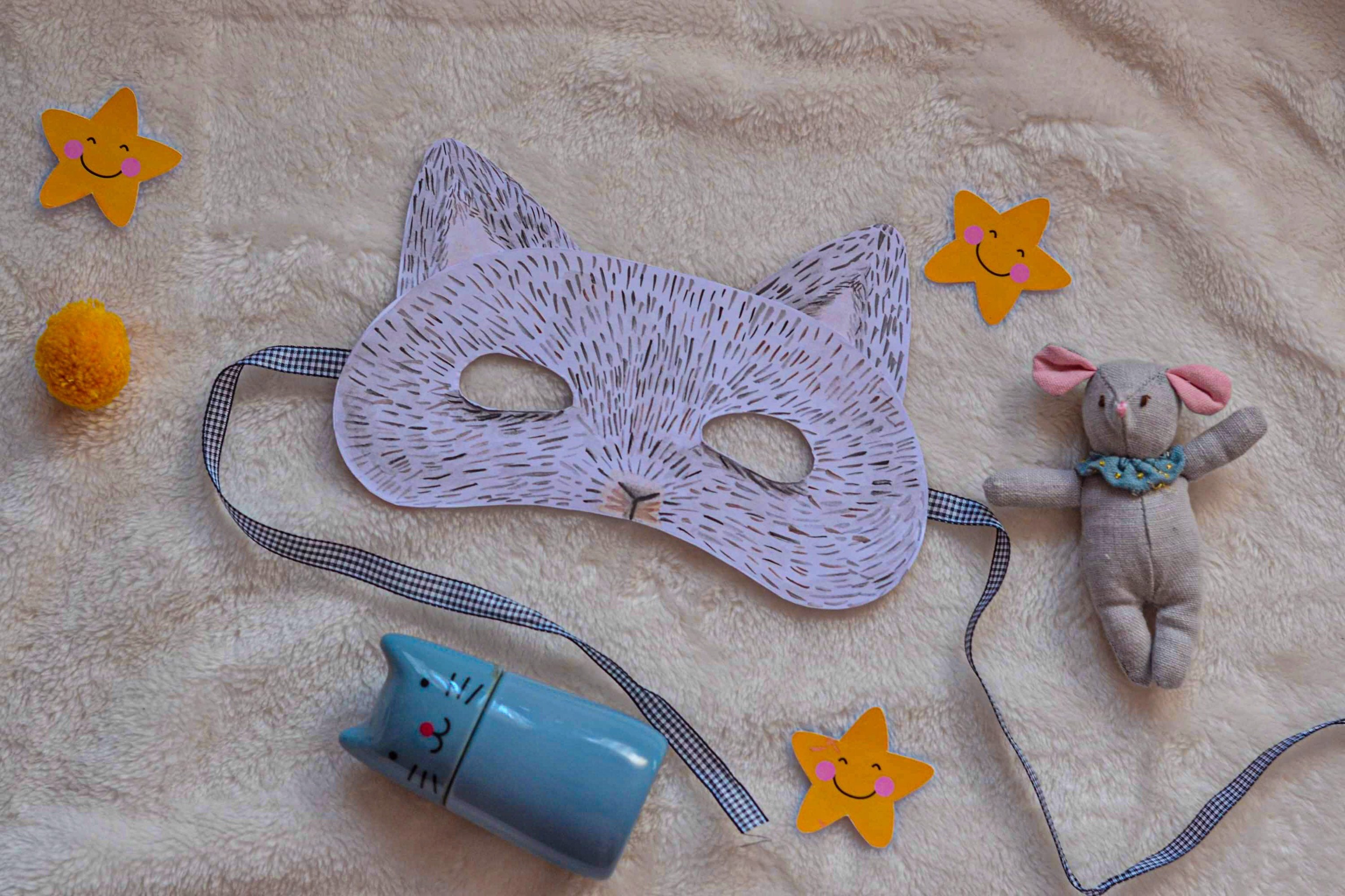 Cat Mask, Mask Printable, Printable Cat Mask, Printable, Custome ...