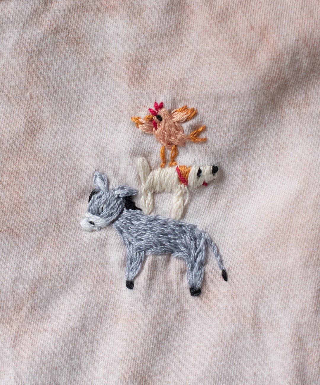 Donkey Embroidery, Donkey, Dog and Bird Embroidery, Handmade Embroidery ...