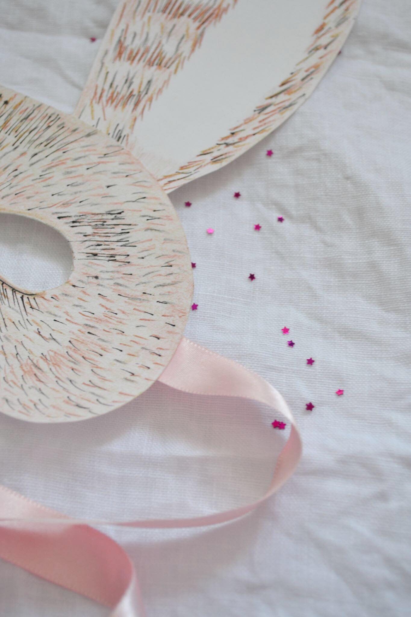 Bunny Mask, Mask Printable, Rabbit Mask Printable, Bunny Printable ...