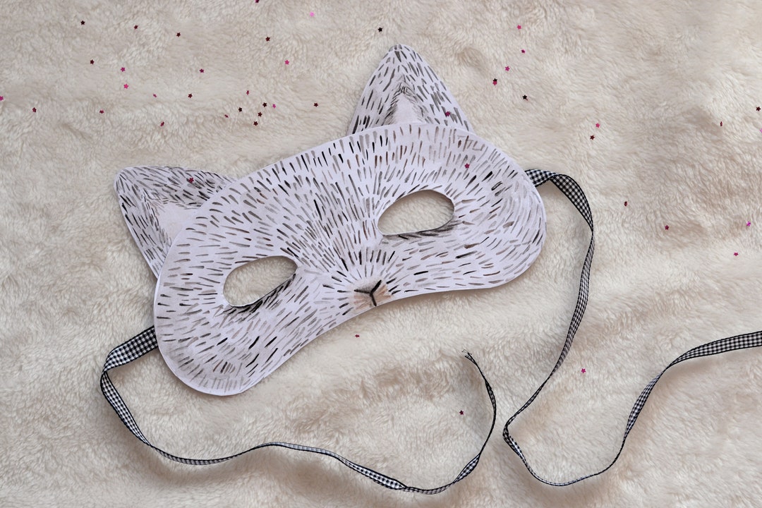 Cat Mask, Mask Printable, Printable Cat Mask, Printable, Custome ...