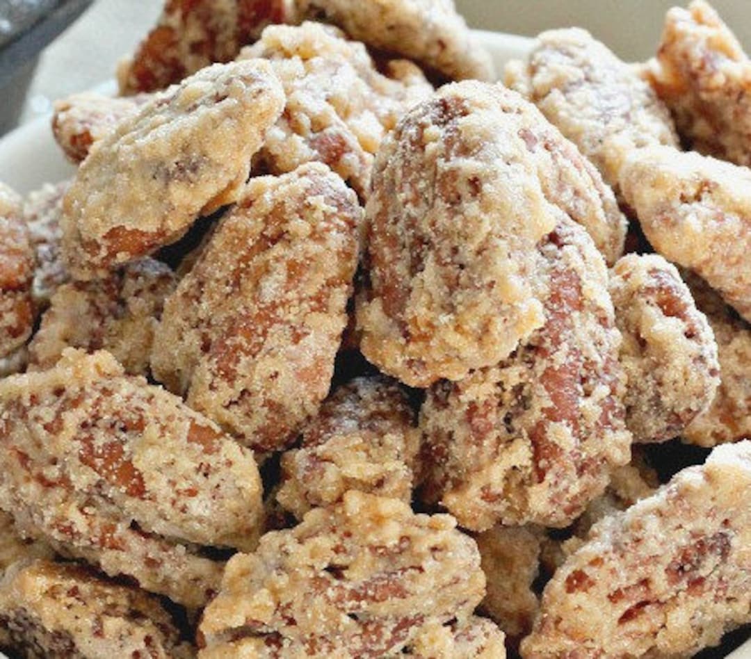 Candy Coated Caramel Crunch Flavored Pecans 10oz - Etsy