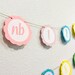 Pastel Photo Banner First Birthday Monthly Milestone 1st 12 Month ...