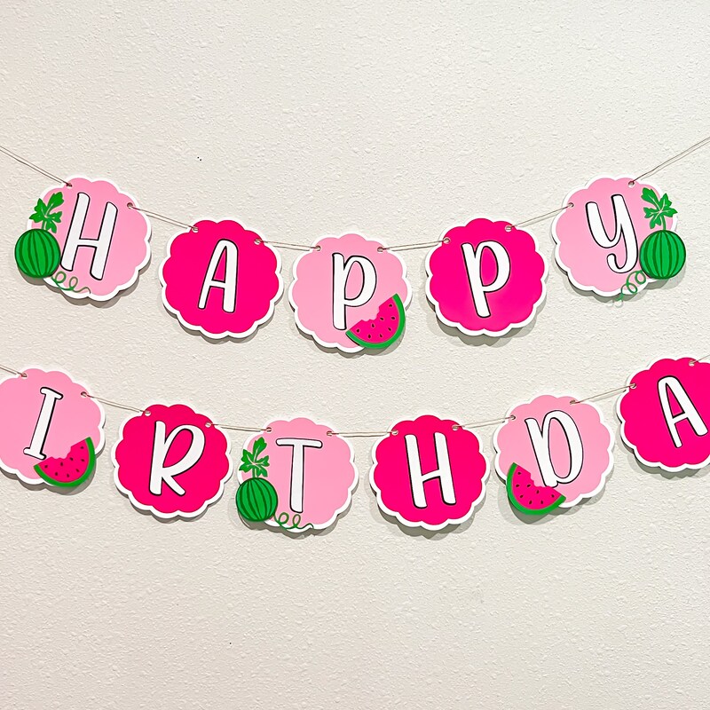 Watermelon Banner - Etsy