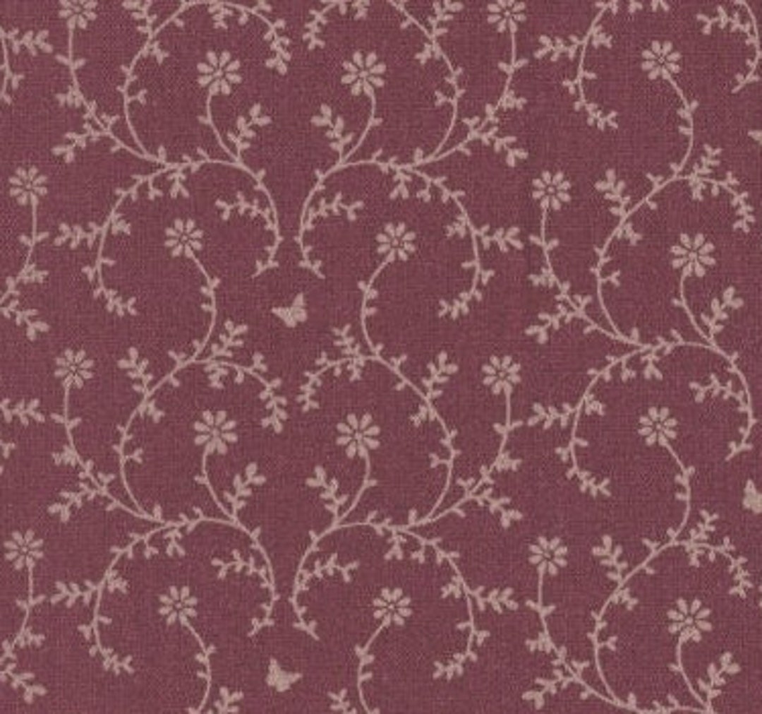 Baumwolle Claire Ginger Red AU Maison (EUR 18,00/m) Blümchen Blumen ...