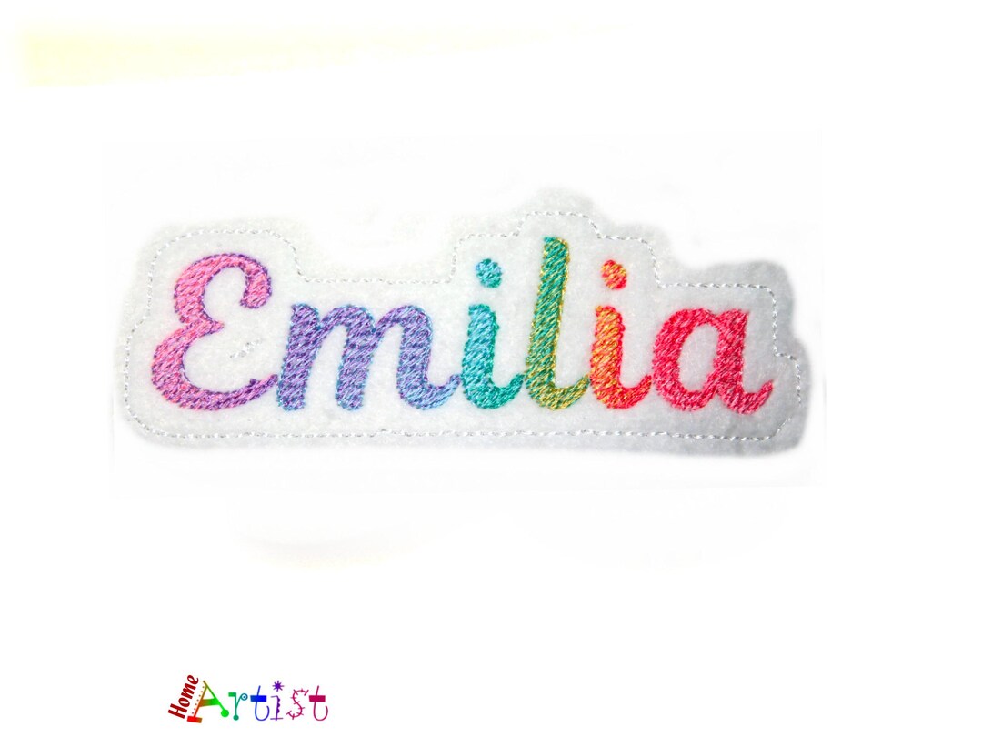 Name Tag Patch Application Iron-on Patch for Children Name Desired Name ...