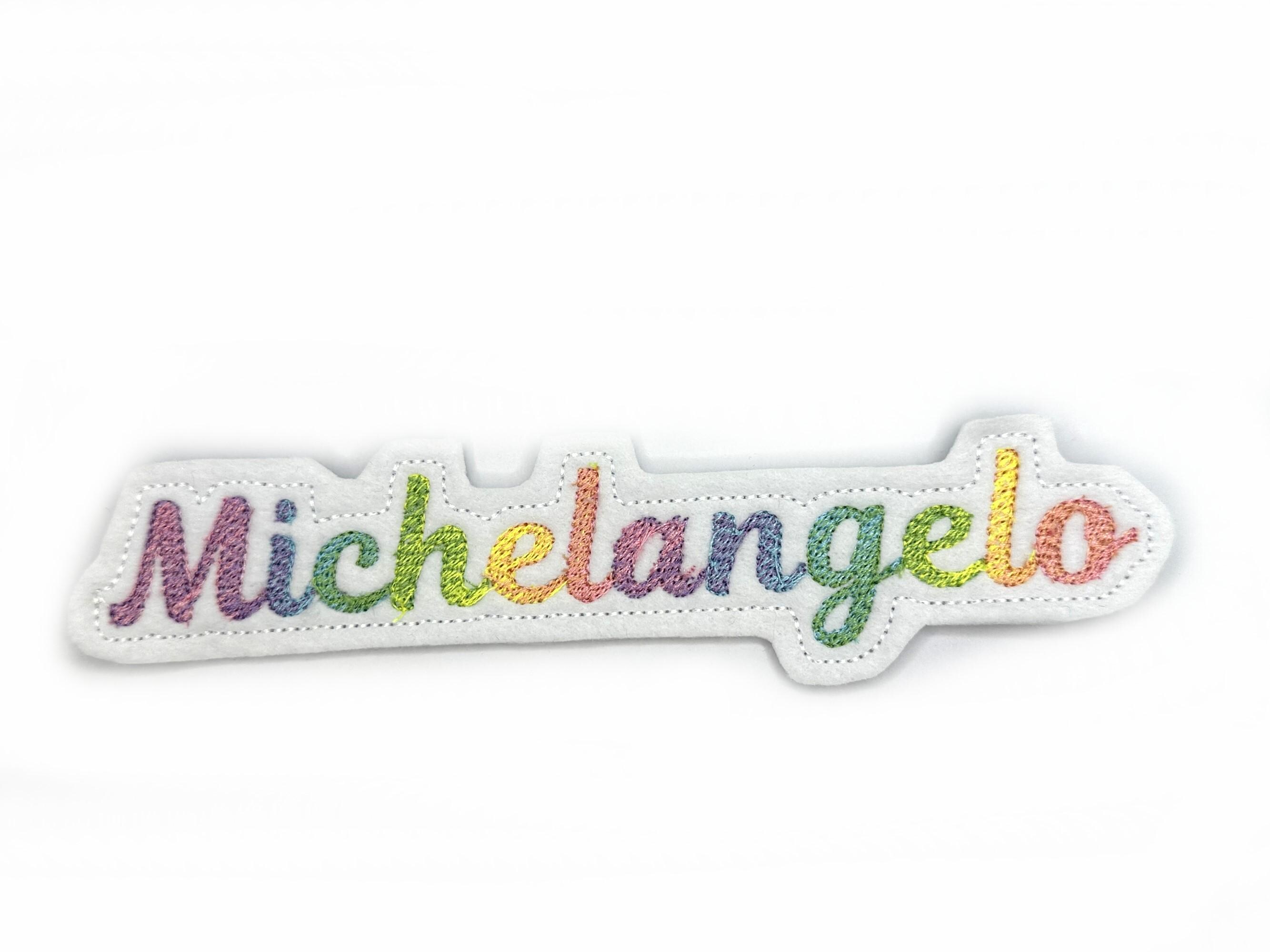 Name Tag Patch Application Iron-on Patch for Children Name Desired Name ...