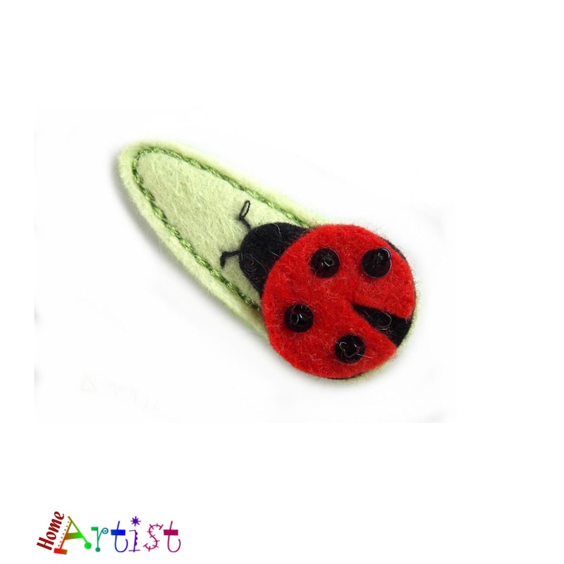 Ladybug Hair Clip - Etsy