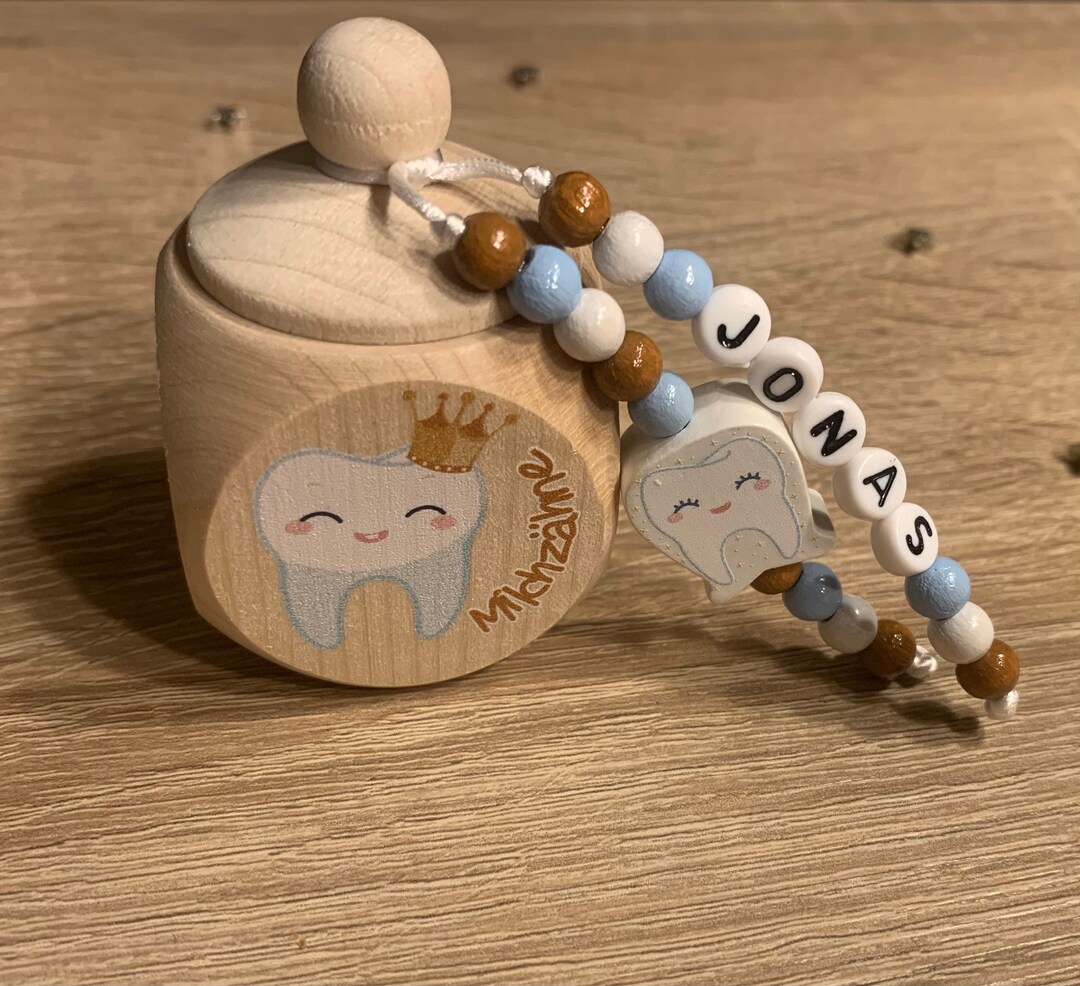 Tooth Box, Tooth Box, Milk Tooth Box, Tooth Fairy With Tooth, Cube ...