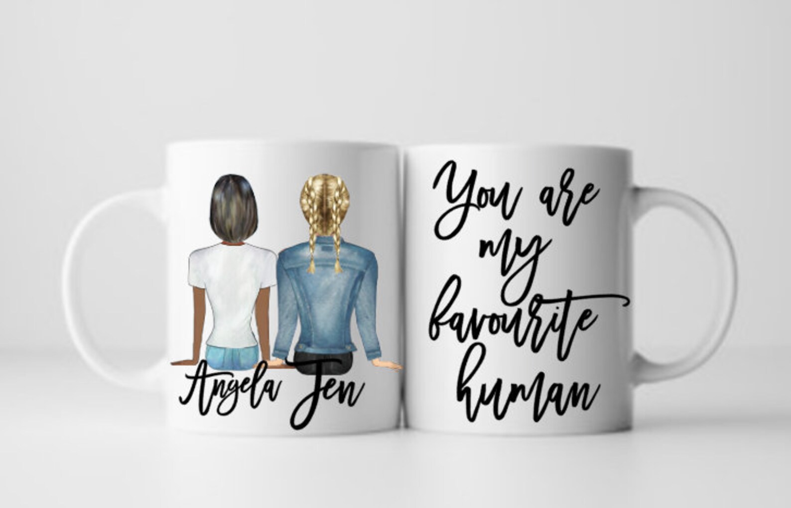 Bff Mug/ Bestie Mug//custom Best Friend Mug/soul Sister Mug/ | Etsy