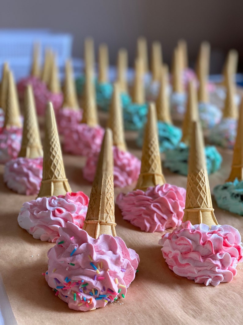 1 X Fake Ice Cream Cone Food Prop Replica Display Food Etsy