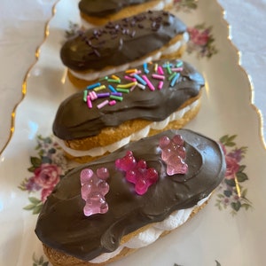 Replica Chocolate Eclairs, Fake Food Props, Faux Pastry Sweets - Etsy UK