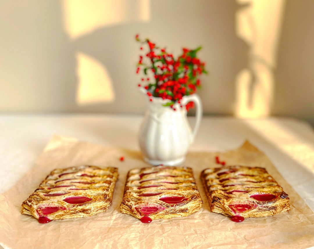 FAKE Jam Pastry Lattice, Danish. Fake Food Props - Etsy