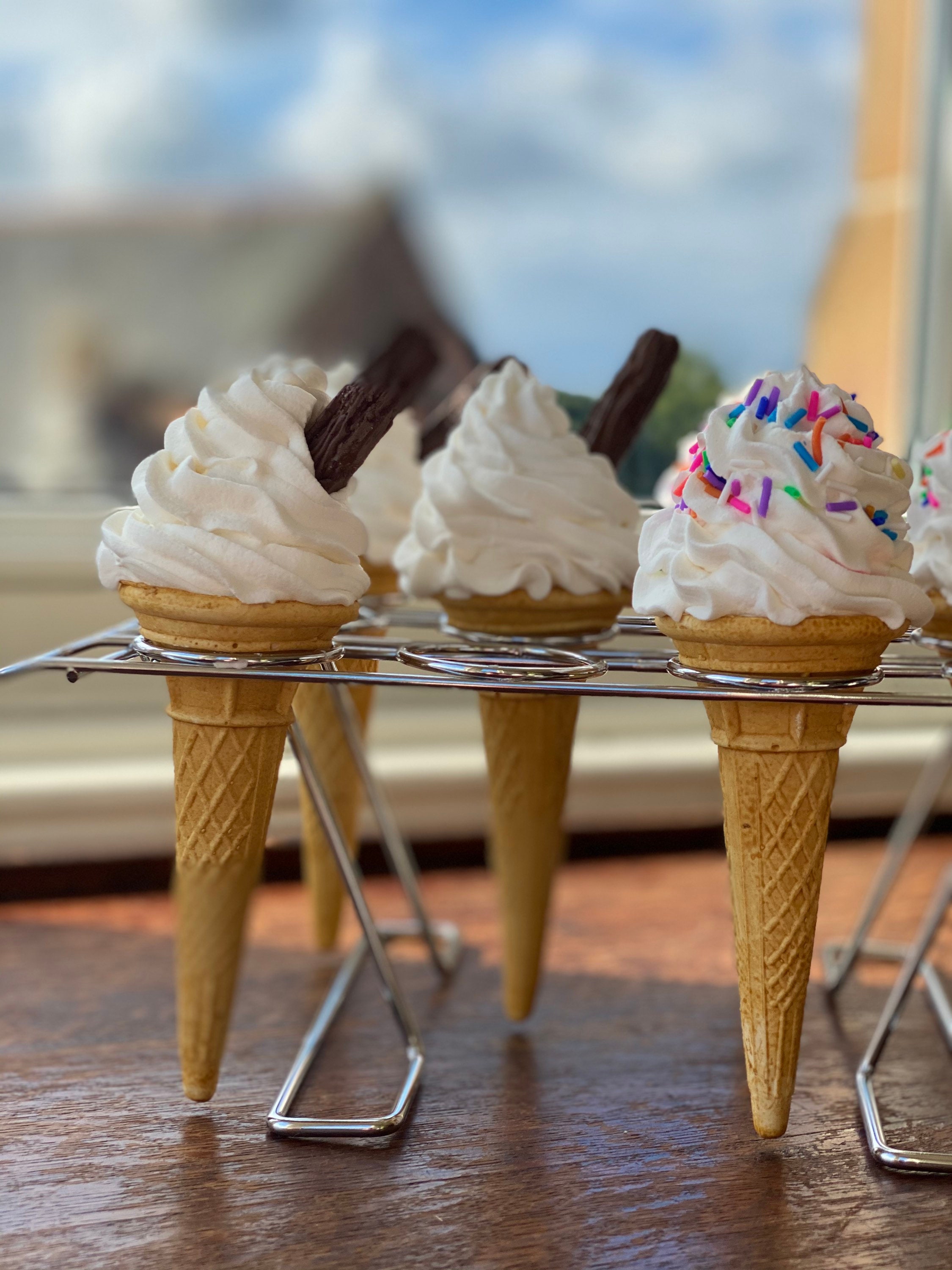99 FAKE Ice Cream Cone With Flake Food Prop Replica Display - Etsy UK