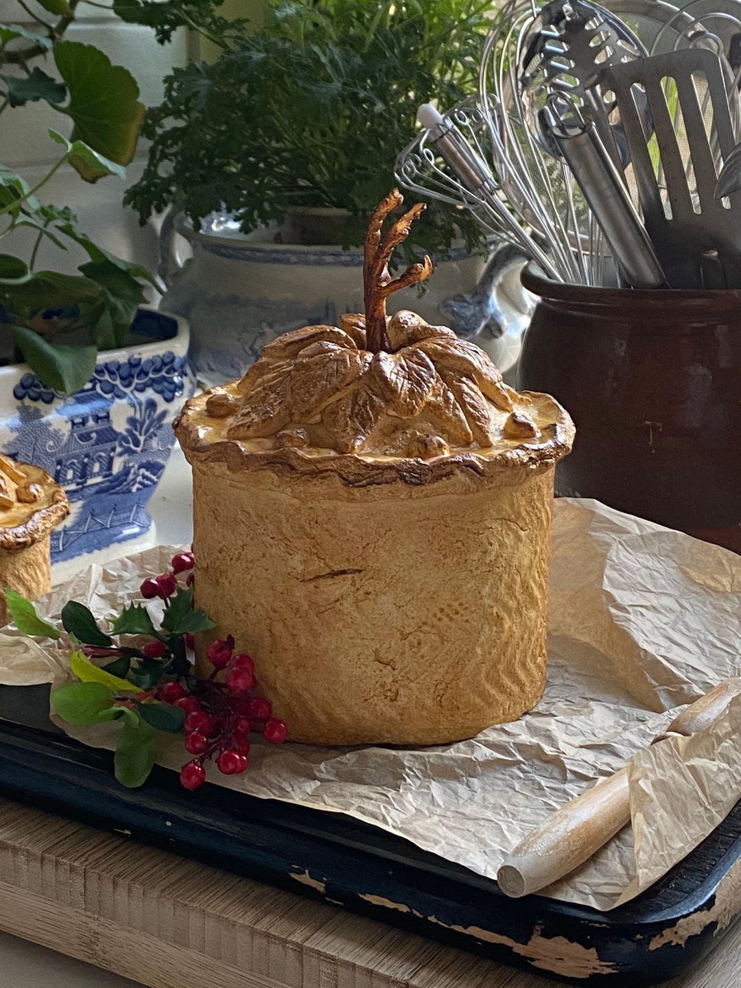 Replica Raised Game Pie With Fake Bird Foot Food Prop - Etsy