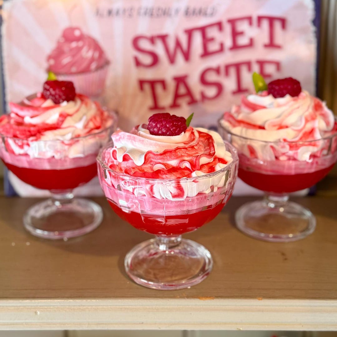 Fake Trifle - Small Replica Vintage Heritage Dessert - Fake Food Prop ...