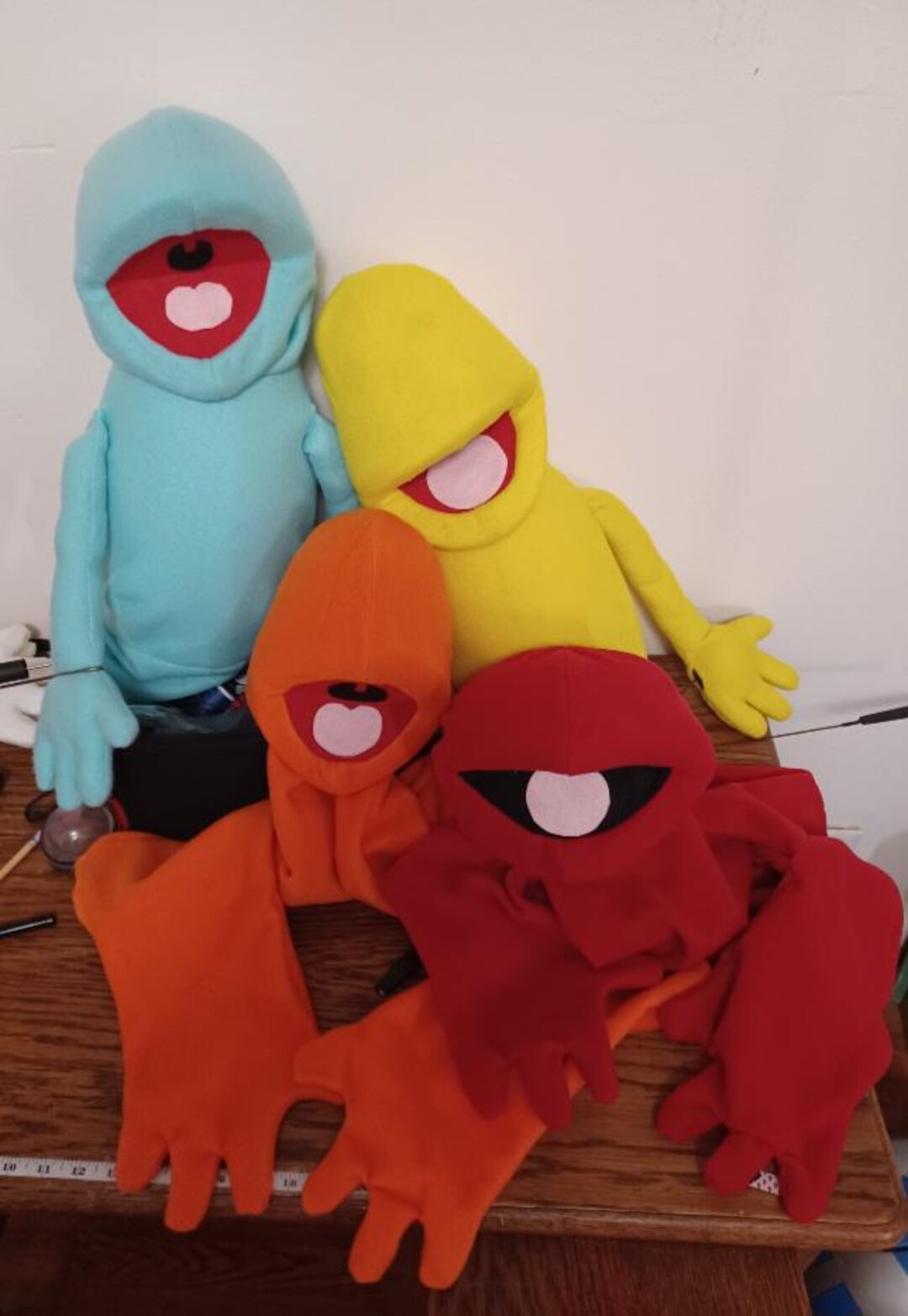 Professionally Made Muppet Style Hand-and-rod Blank Face Customizable ...