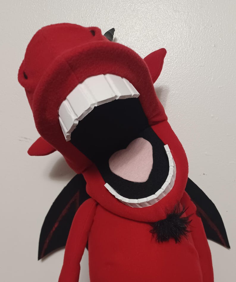 Jersey Devil Cryptid Hand and Rod Puppet Custom Made With Arm Rods - Etsy