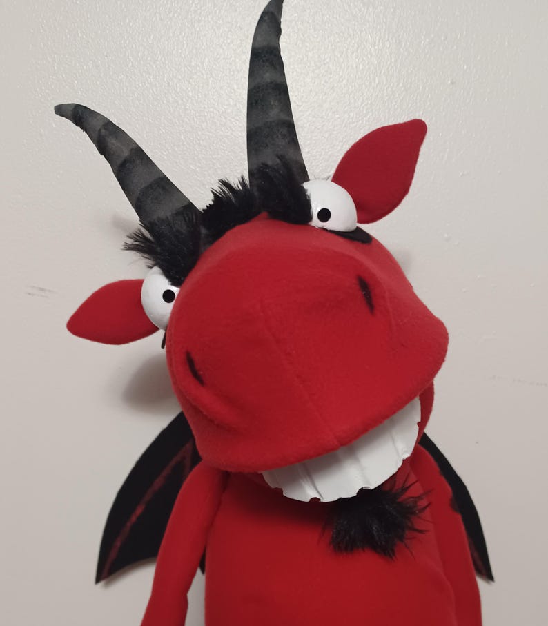 Jersey Devil Cryptid Hand and Rod Puppet Custom Made With Arm Rods - Etsy