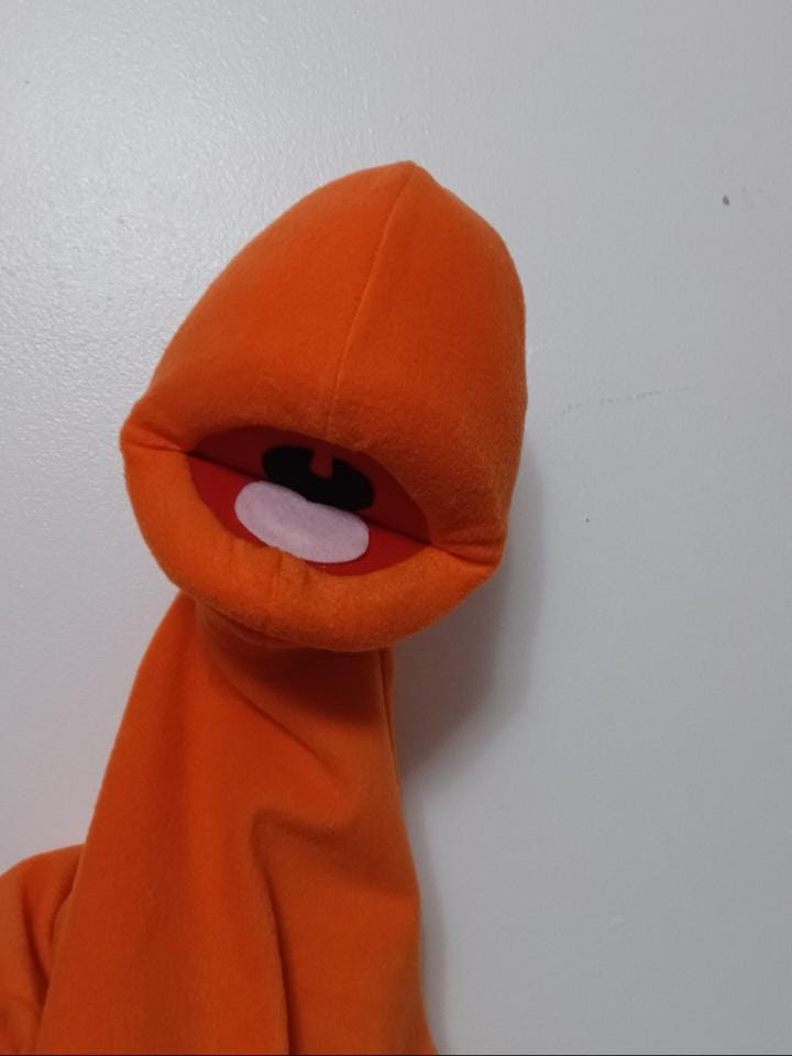 Professionally Made Muppet Style Hand-and-rod Blank Face Customizable ...