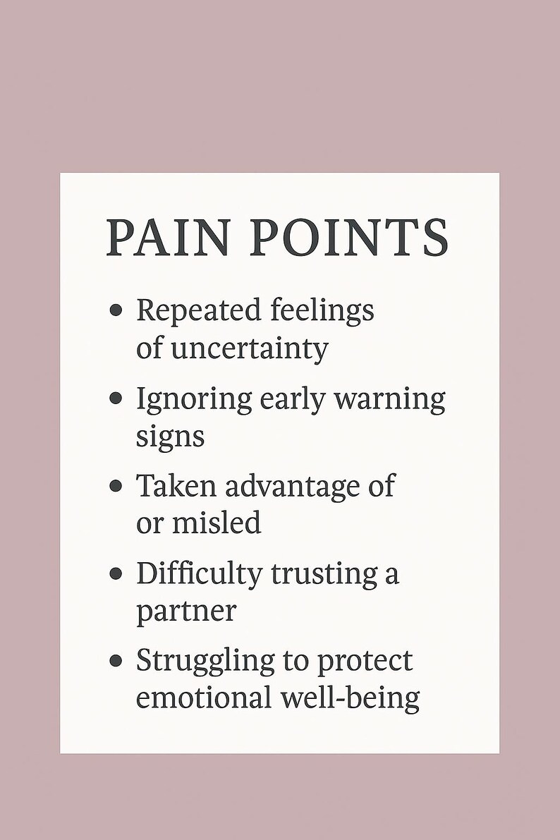 Relationship Red Flags Guide | Early Warning Signs Checklist (PDF ...