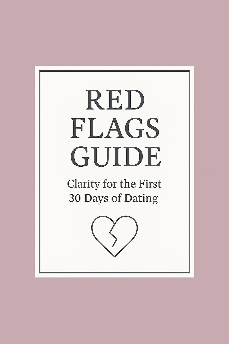 Relationship Red Flags Guide | Early Warning Signs Checklist (PDF ...