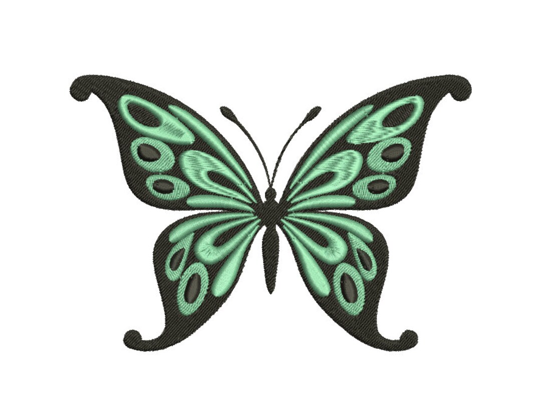 Butterfly - Embroidery Design File - Instant Download - Available in 5 ...