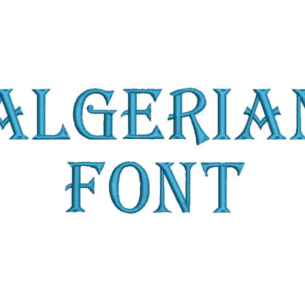 Algerian Font for Canva - Etsy