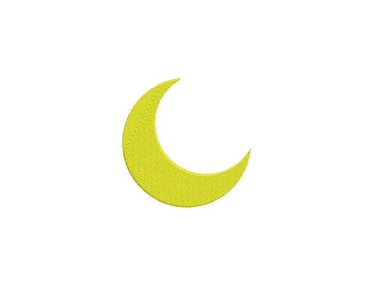 Moon Embroidery Design File Instant Download Available - Etsy