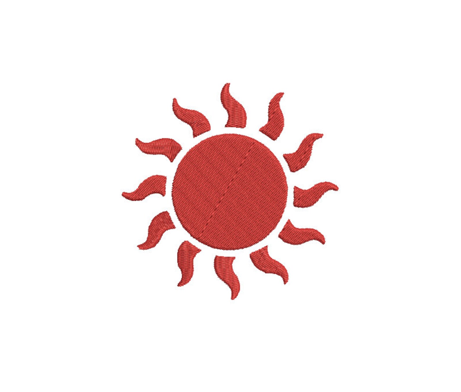 Sun Embroidery Design File Instant Download Available in 7 Sizes and 8 ...