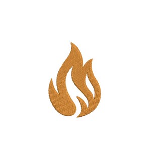 Fire Flame - Embroidery Design File - Instant Download - Available in 7 ...