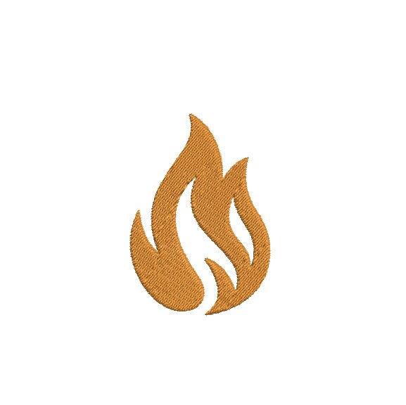 Fire Flame - Embroidery Design File - Instant Download - Available in 7 ...
