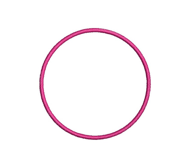Circle Frame - Embroidery Design File - Instant Download - Available in ...