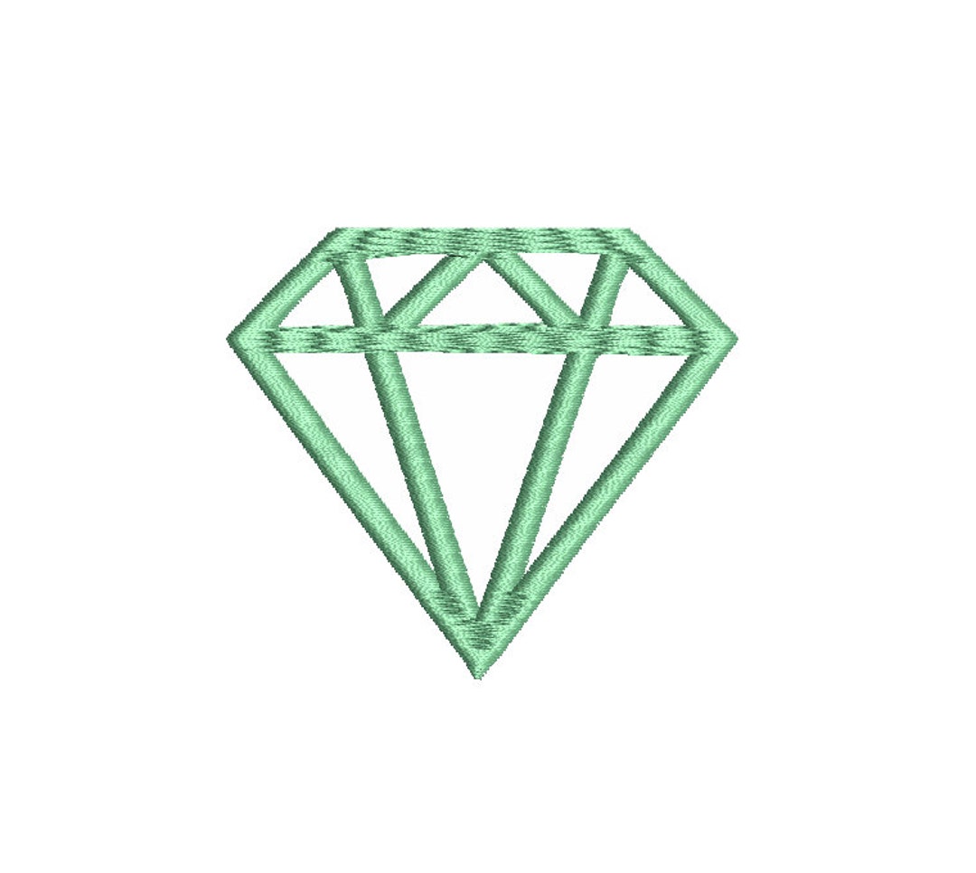 Diamond - Embroidery Design File - Instant Download - Available in 7 ...