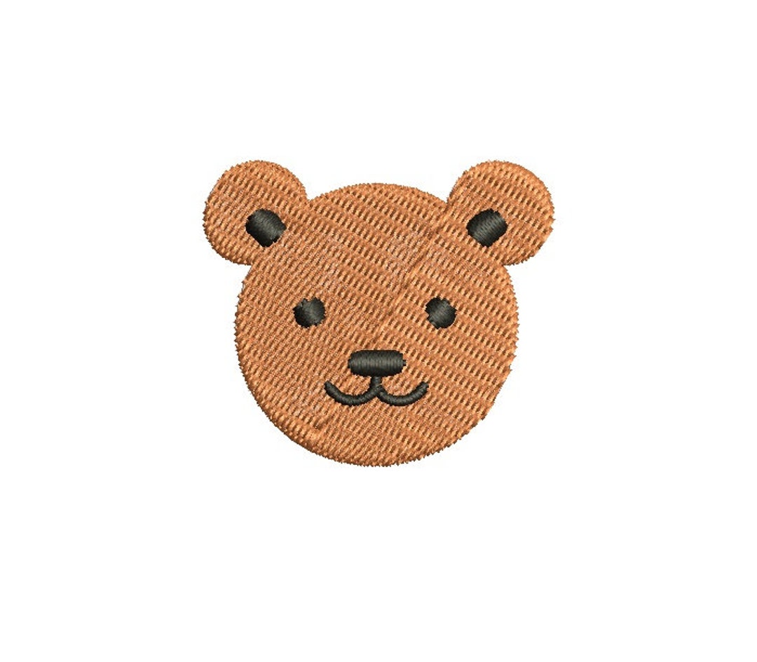 Cute Bear - Embroidery Design File - Instant Download - Available in 7 ...