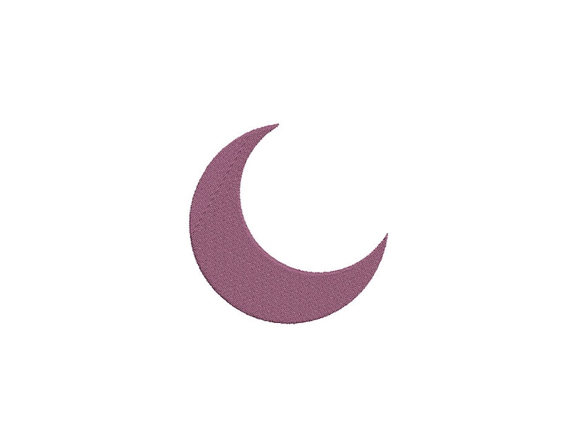 Moon - Embroidery Design File - Instant Download - Available in 5 Sizes ...