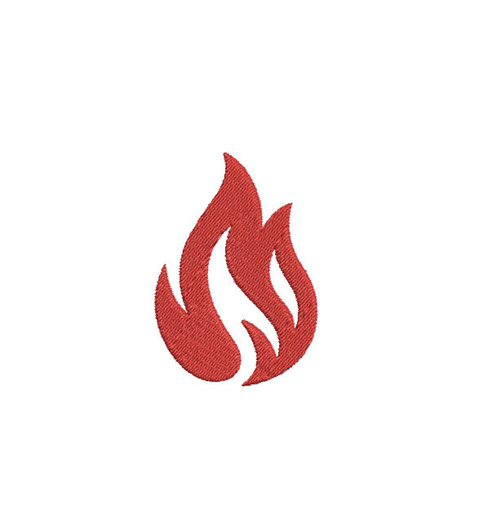 Fire Flame Embroidery Design File Instant Download - Etsy