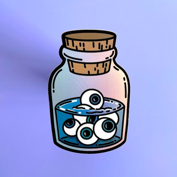 Creepy Potion Jar - Etsy